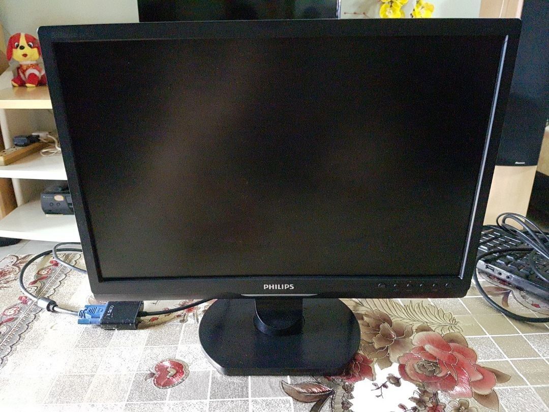 [Spoilt] Old Desktop PC Computer Monitor with cable adapter, Computers ...