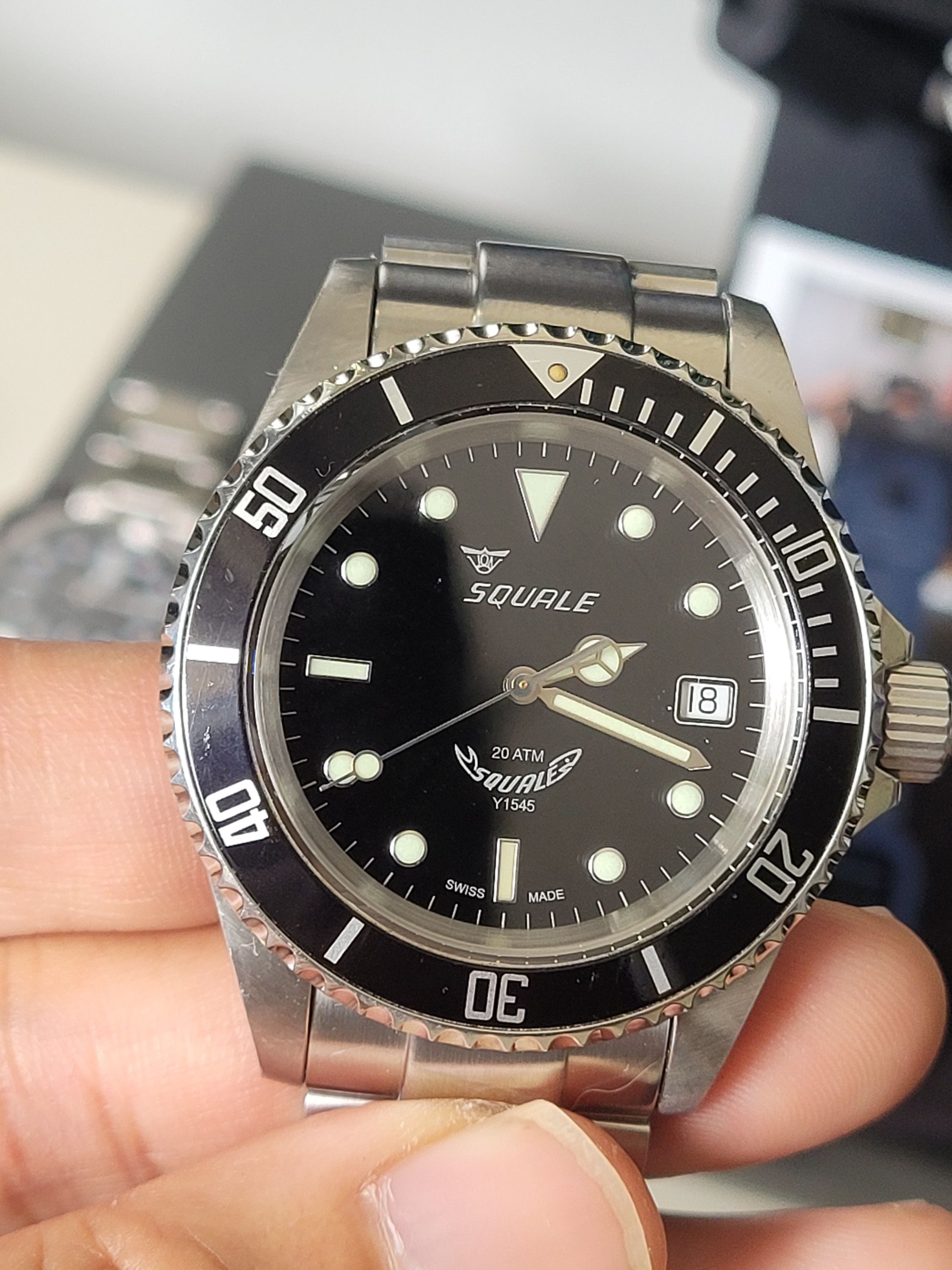 Squale 20 ATMOS Classic 1545, Luxury, Watches on Carousell
