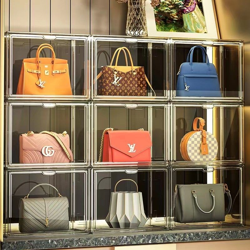 Handbag display box Display Box Full Transparent Magnetic Cover Lego ...