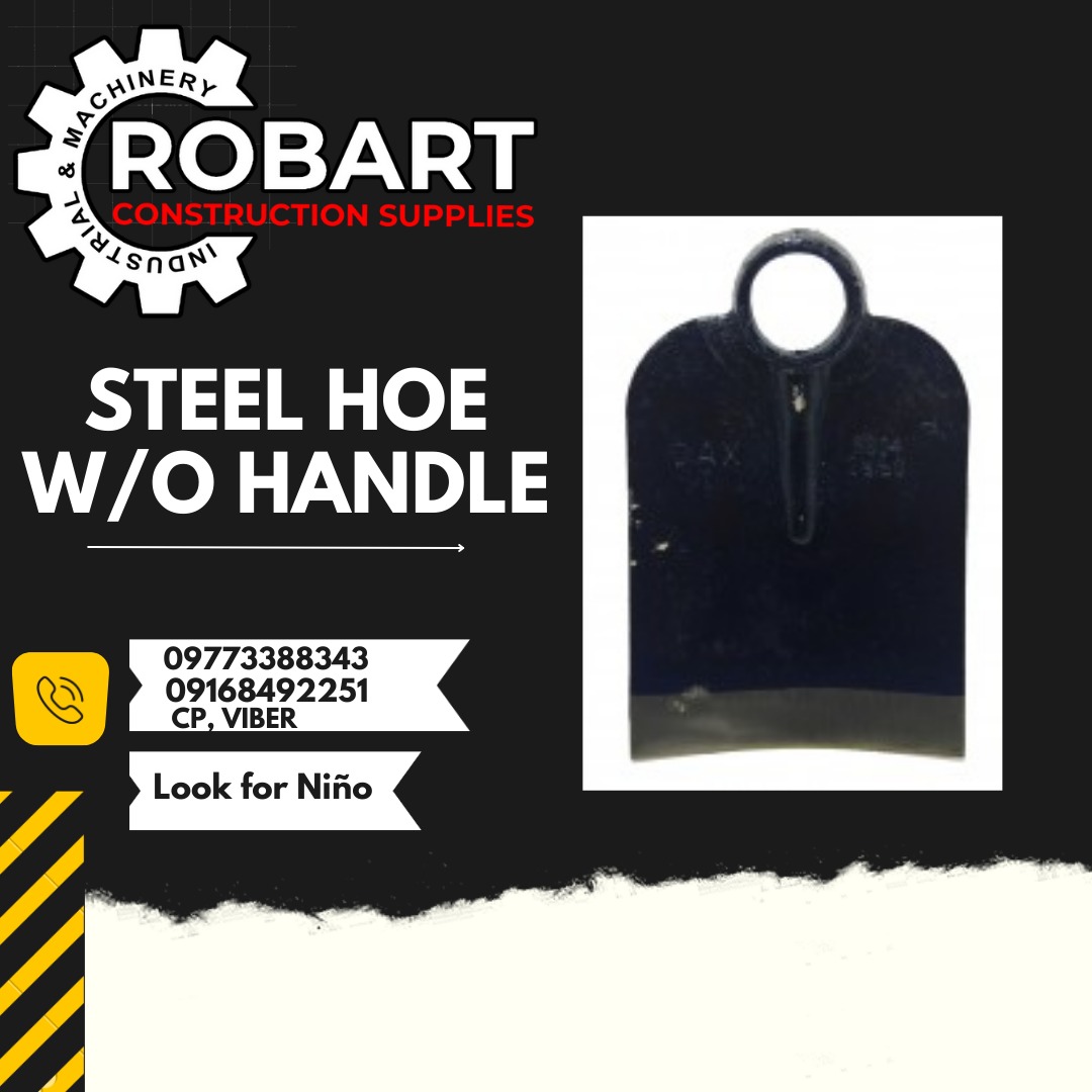 STEEL HOE W/O HANDLE, Commercial & Industrial, Construction Tools ...