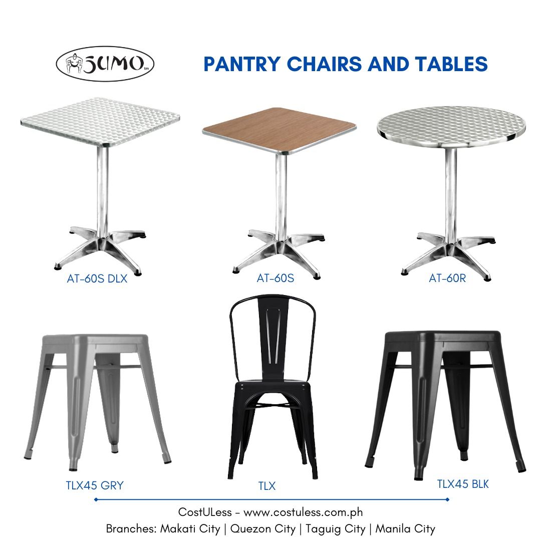 SUMO PANTRY TABLES AND DINING CHAIRS, Dining Furniture, Furniture ...
