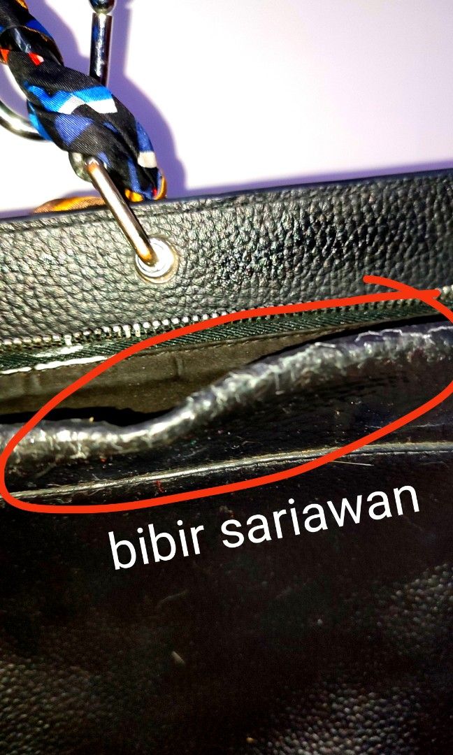 Tas FENDI Monster Second Kulit Asli Bekas Seken, Fesyen Wanita, Tas ...