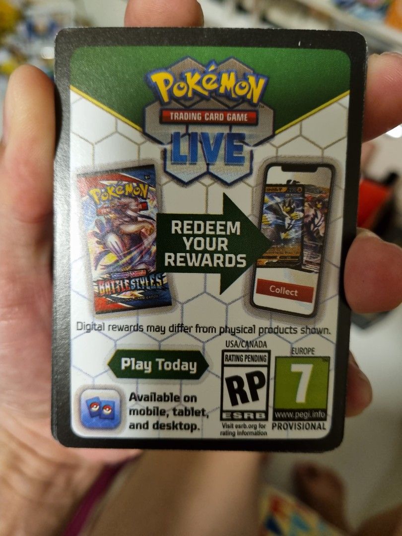 TCG pokemon code cards, Hobbies & Toys, Toys & Games on Carousell