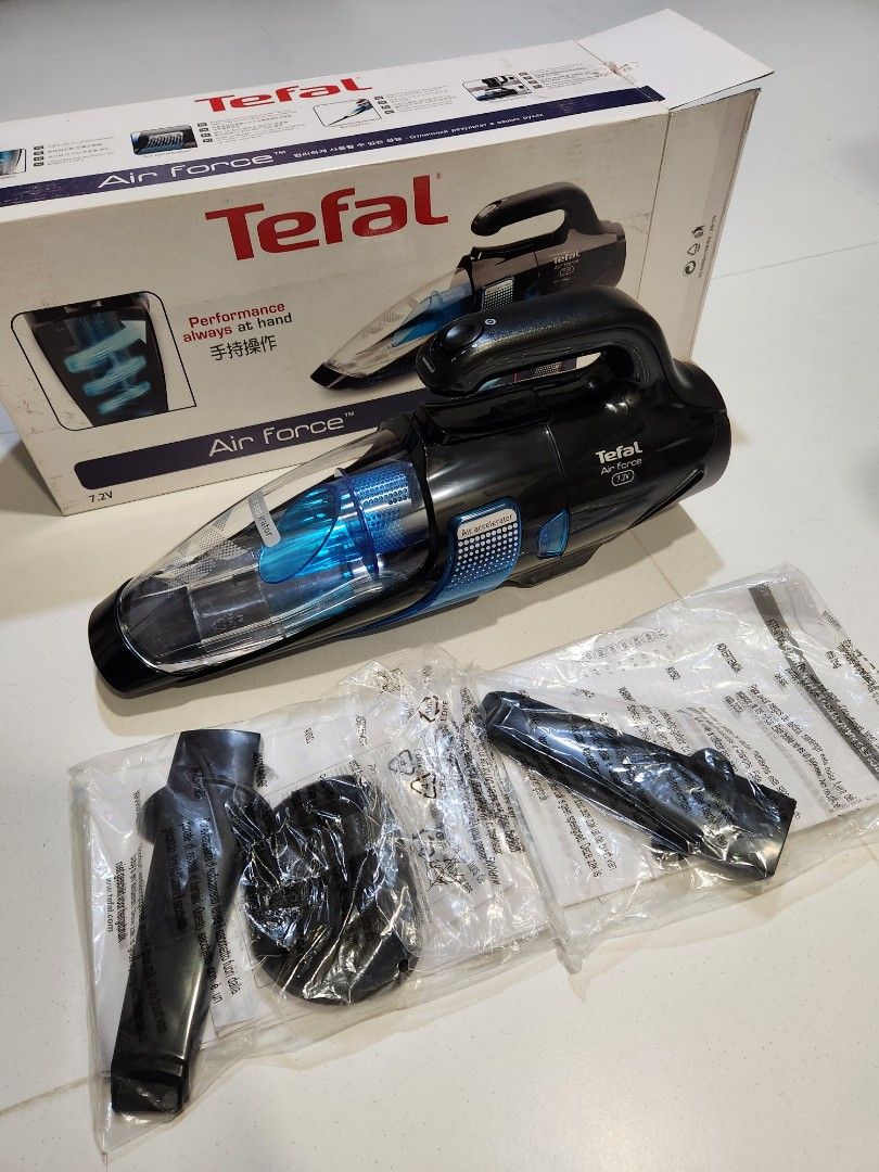 Tefal Air Force handheld vacuum cleaner, TV & Home Appliances, Vacuum ...