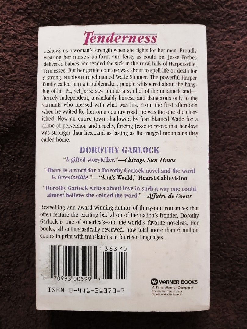 Tenderness (Pre-loved), Hobbies & Toys, Books & Magazines, Fiction ...