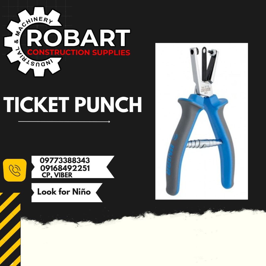 TICKET PUNCH, Commercial & Industrial, Construction Tools & Equipment ...