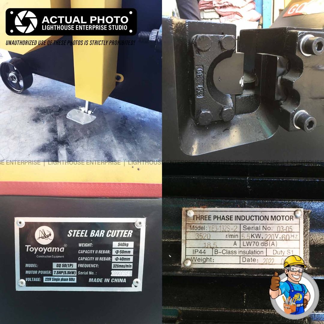 TOYOYAMA Industrial Steel Bar Cutter Single Phase/ Three Phase 220V ...