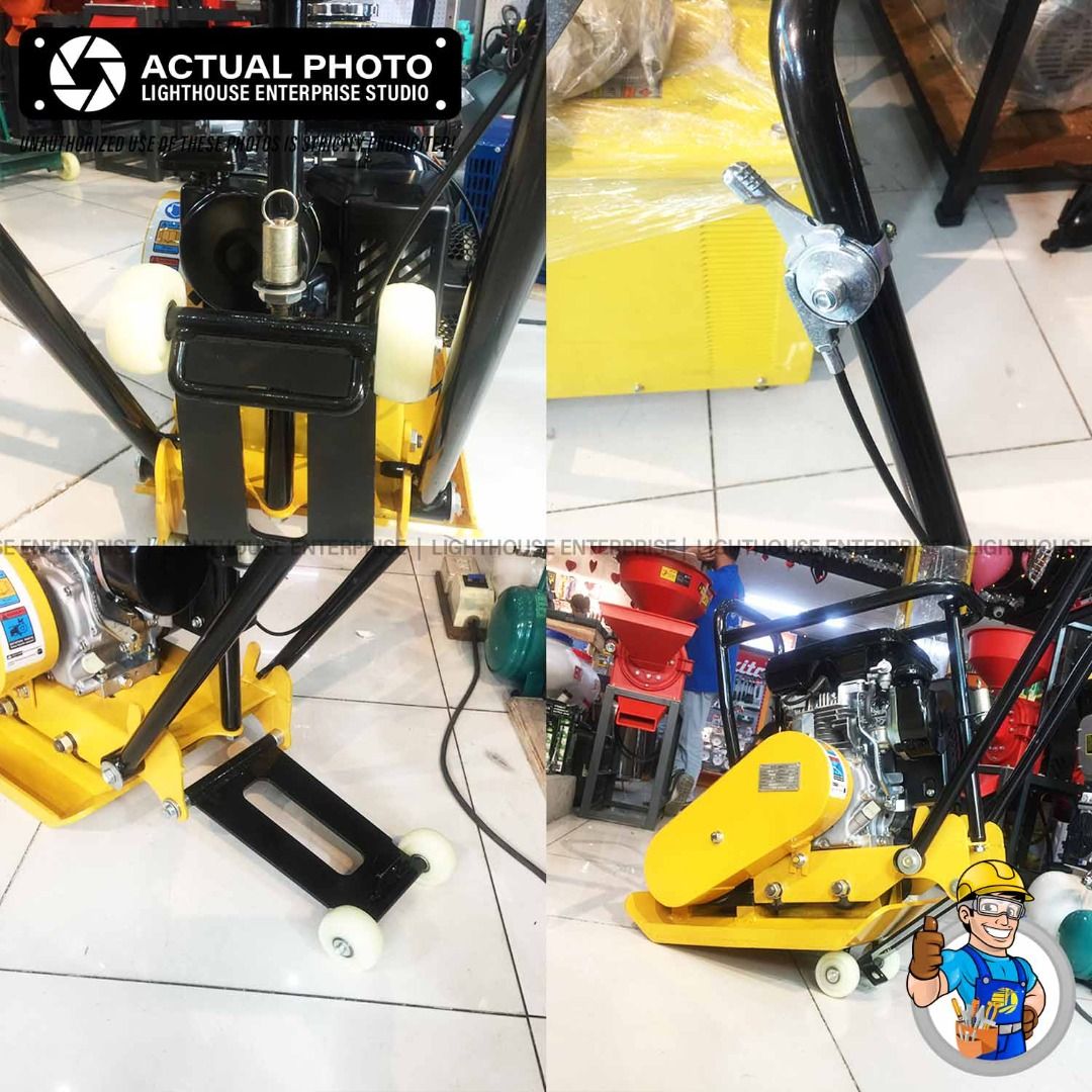 TOYOYAMA Plate Compactor Series with Robin Engine EY20 5HP Straight ...