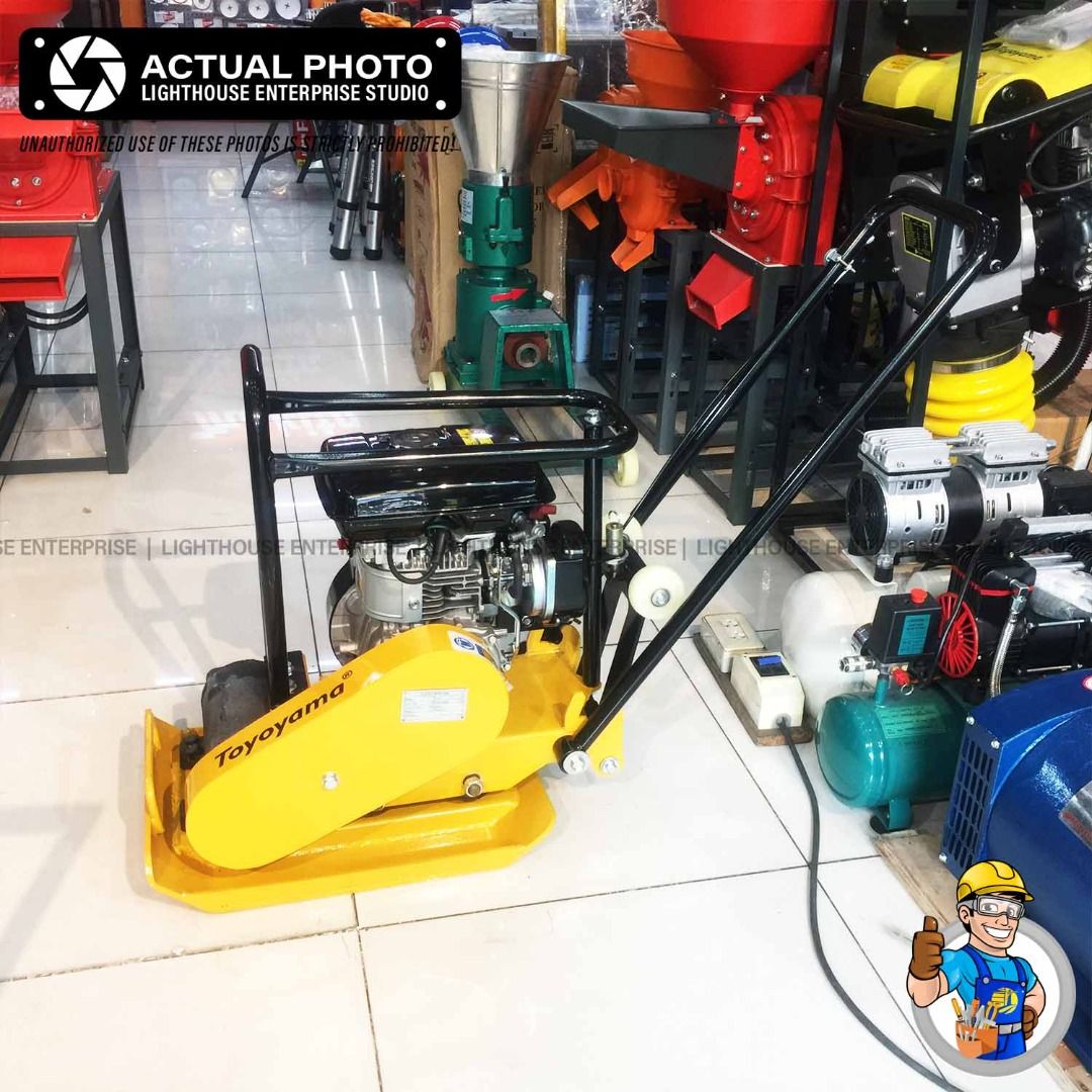 TOYOYAMA Plate Compactor Series with Robin Engine EY20 5HP Straight ...