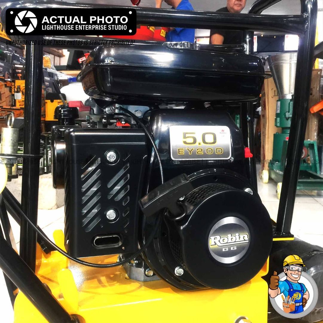 TOYOYAMA Plate Compactor Series with Robin Engine EY20 5HP Straight ...