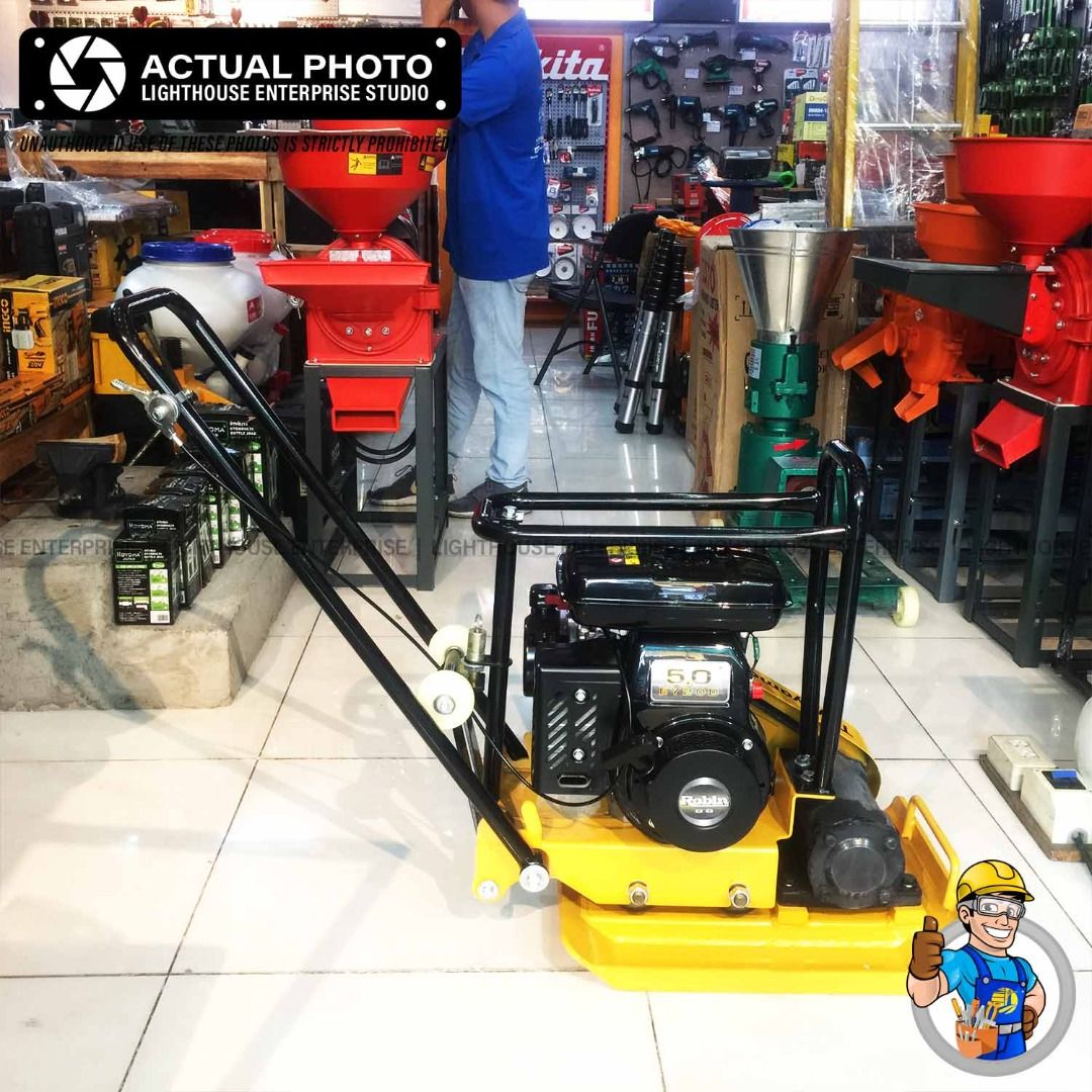 TOYOYAMA Plate Compactor Series with Robin Engine EY20 5HP Straight ...