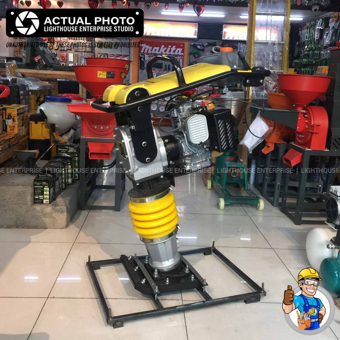 TOYOYAMA Tamping Rammer with Robin Engine EY20 5HP, Engine Cover ...