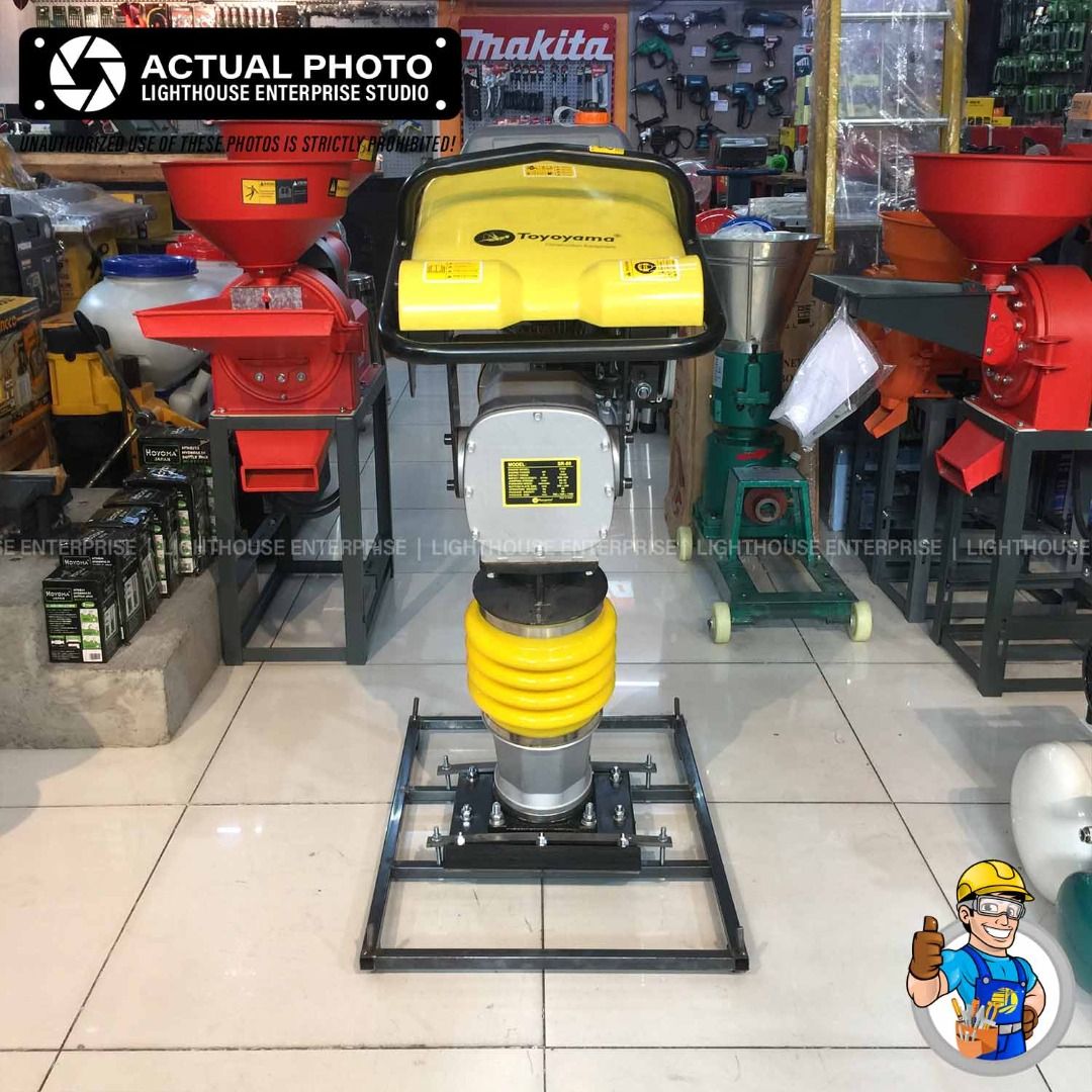 TOYOYAMA Tamping Rammer with Robin Engine EY20 5HP, Engine Cover ...