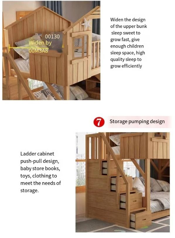 tree house loft bunk bed , single, super single, queen, king available ...