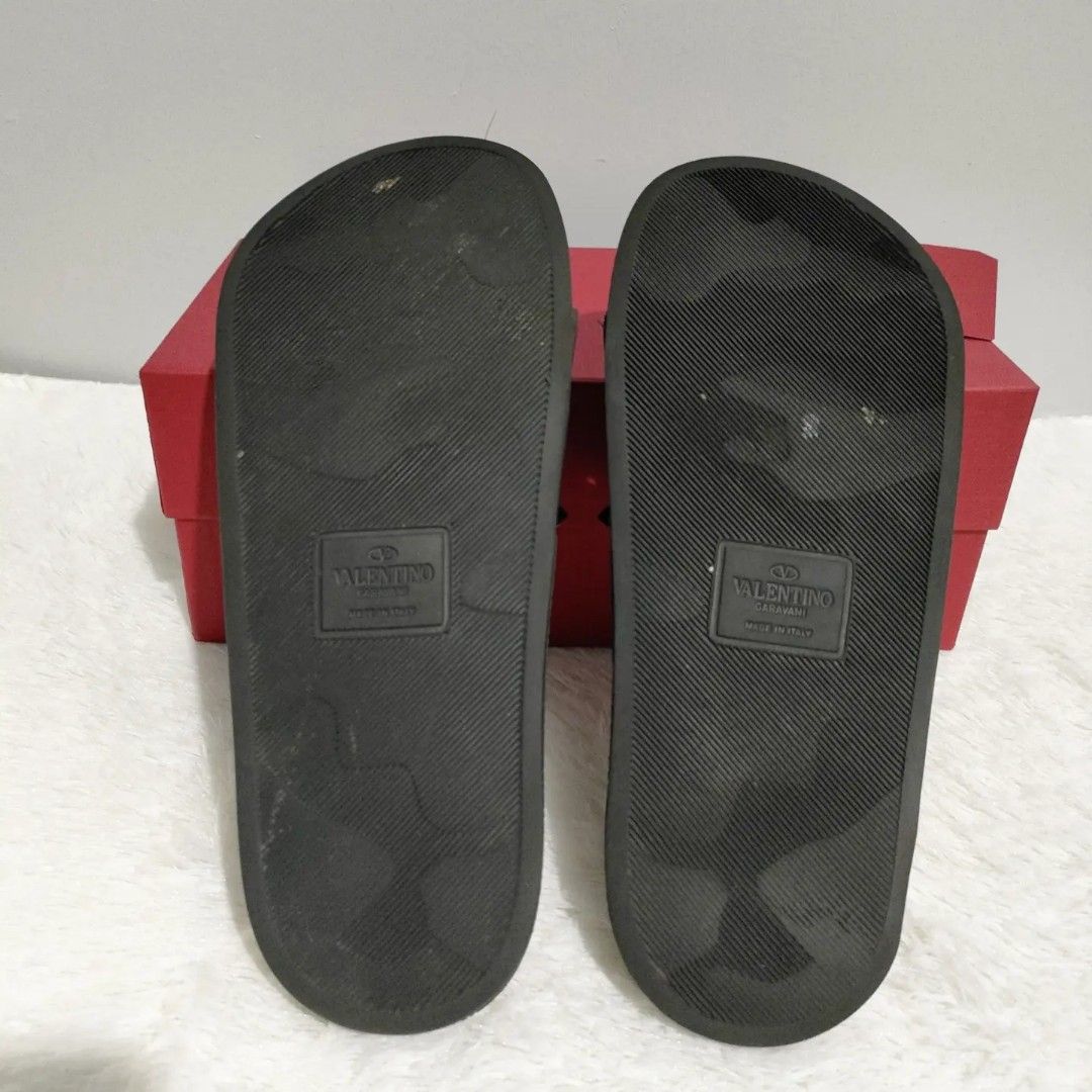 Valentino slides, Luxury, Sneakers & Footwear on Carousell