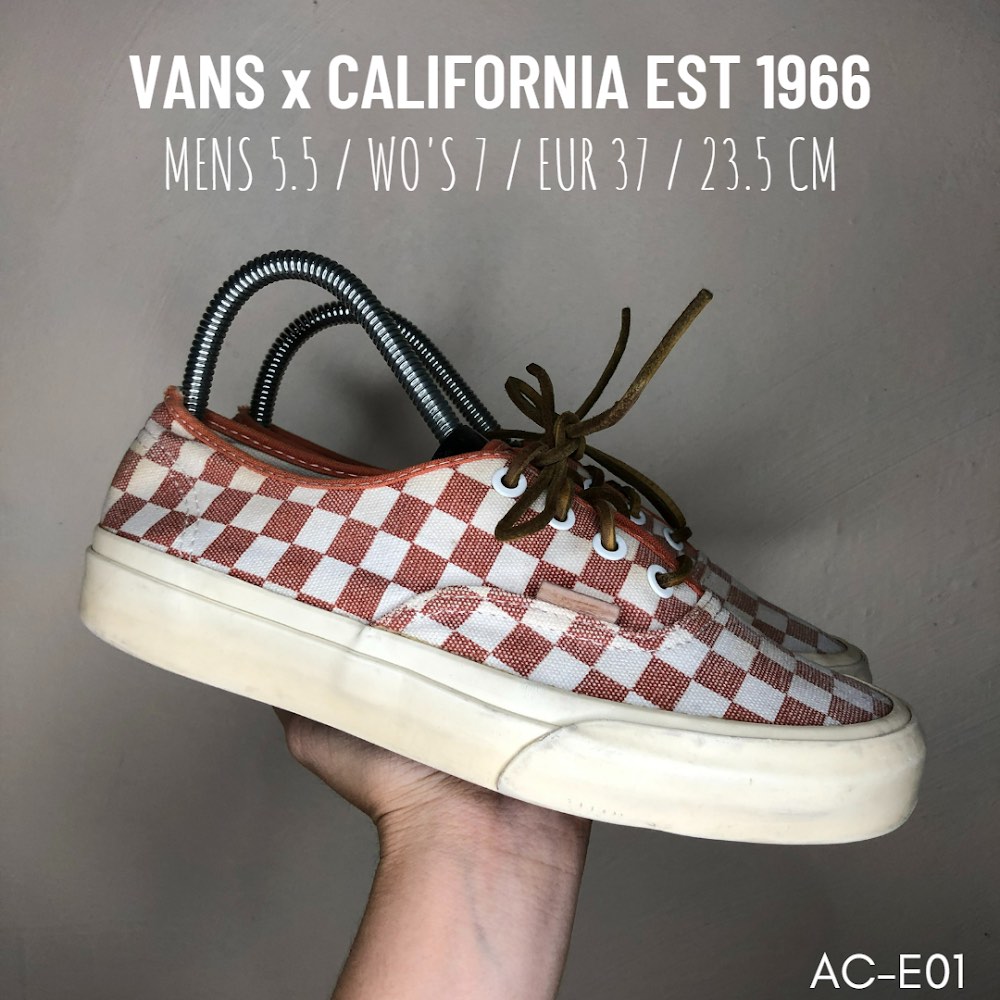 VANS x CALIFORNIA EST 1966 on Carousell
