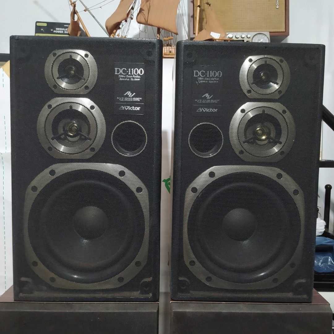 Victor 3way Bookshelf Speaker 60w 8ohms Japan, Audio, Soundbars, Speakers & Amplifiers on Carousell