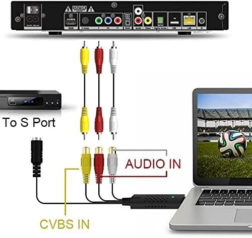 Video Grabber USB Capture Card, Convert Hi8 VHS to Digital DVD for ...