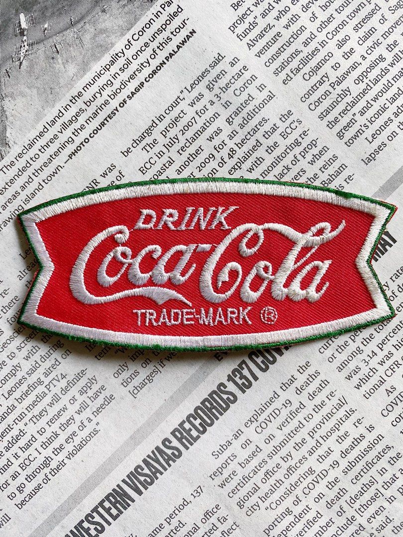 (Vintage) Coca Cola - Coke Embroidered Patch on Carousell