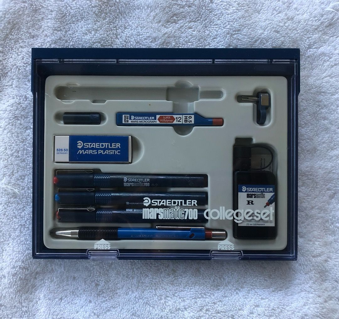 Vintage Staedtler Marsmatic 700 College Set on Carousell
