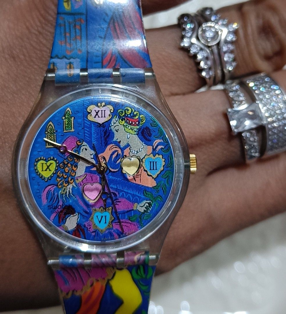 Vintage Swatch Romeo and Juliet wrist watch, Women's Fashion, Watches ...