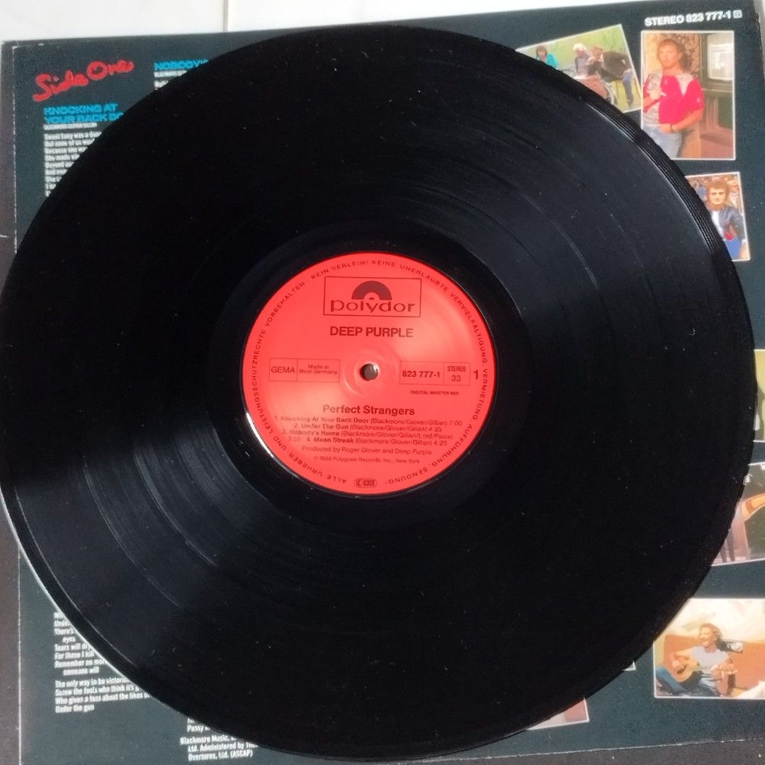 Vinyl LP : Deep Purple ~ Perfect Strangers, Hobbies & Toys, Music ...