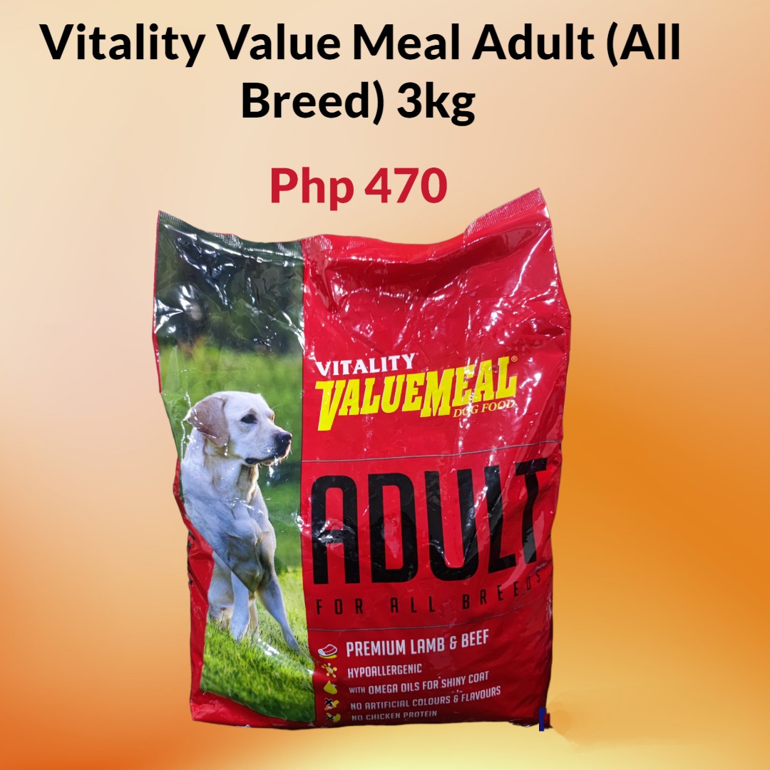 Vitality Value Meal Adult, Pet Supplies, Pet Food on Carousell