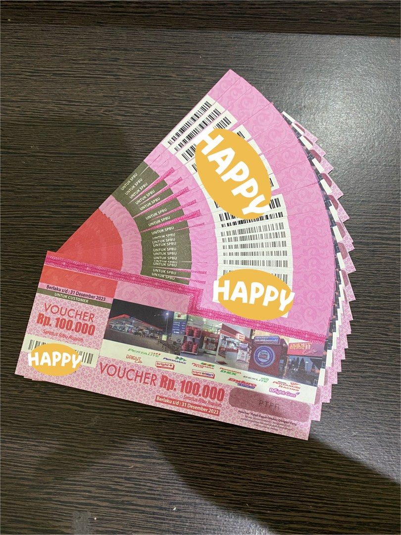 Voucher BBM Pertamina Bright Gas, Tiket & Voucher, Kartu Hadiah & Voucher di Carousell