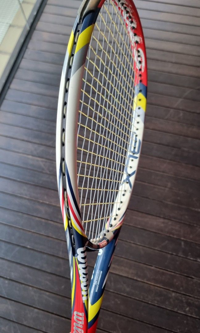 Wilson Steam BLX 100 tennis racket racquet, Sports Equipment, Sports ...
