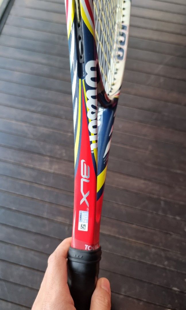 Wilson Steam BLX 100 tennis racket racquet, Sports Equipment, Sports ...