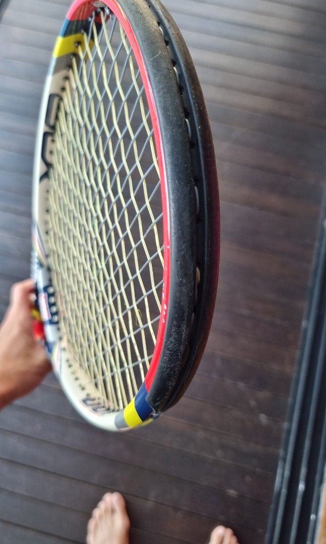 Wilson Steam BLX 100 tennis racket racquet, Sports Equipment, Sports ...