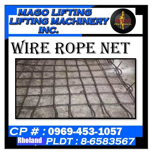 WIRE ROPE NET, Commercial & Industrial, Construction Tools & Equipment ...