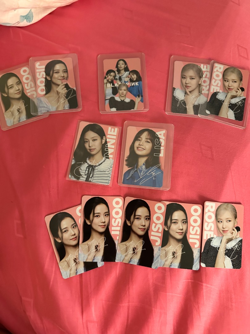WTT Oreo Blackpink Group Card with Lisa Oreo card, Hobbies & Toys ...