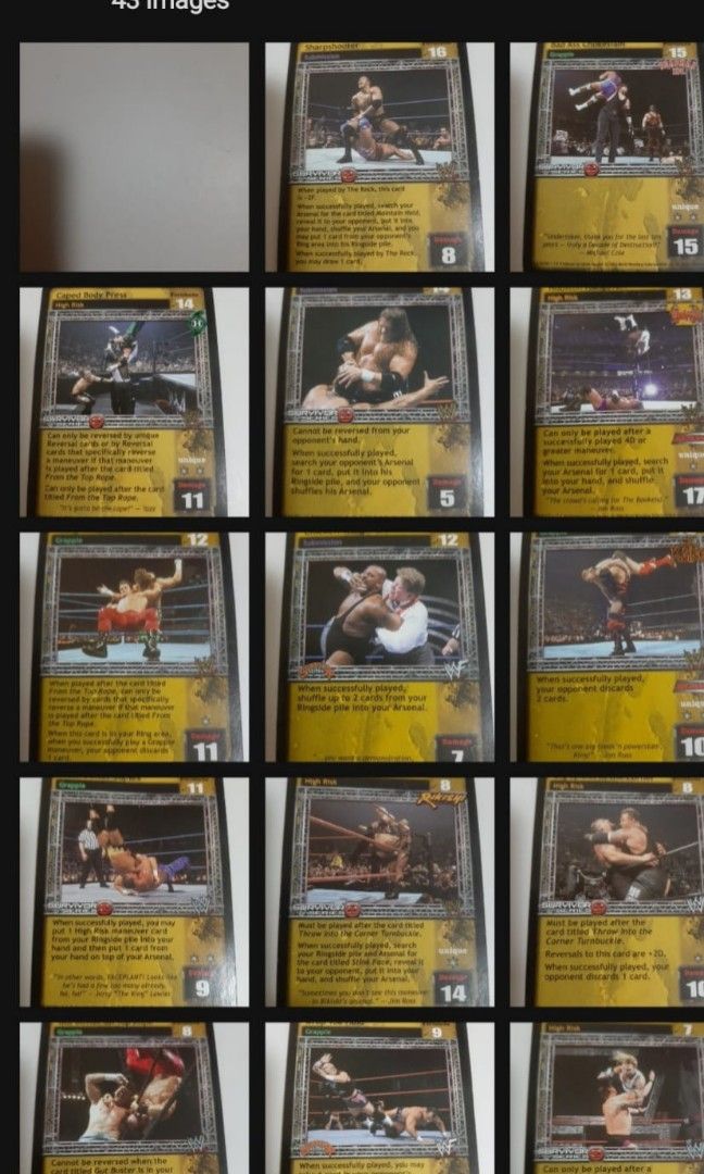 WWE Raw Deal Cards~1, Hobbies & Toys, Memorabilia & Collectibles, Fan ...