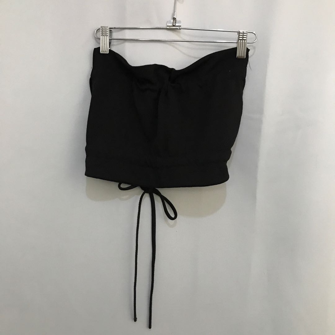 Y2k black backless dumpling top, Women's Fashion, Tops, Sleeveless on ...