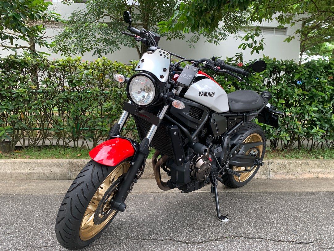 Yamaha XSR 700 Red / White Color Done Up Tastefully By Mature Owner ...