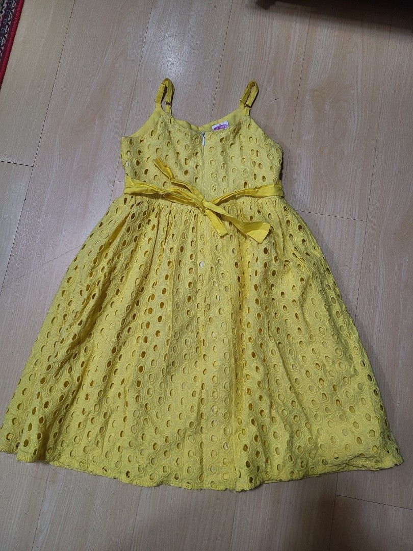 Yellow sunday dress for kids, Babies & Kids, Babies & Kids Fashion on ...