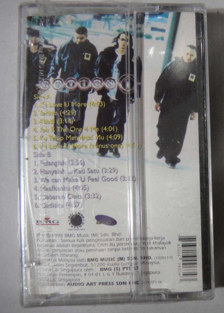 (1759) Cassette Kaset Melayu Hip Hop OPTION 1, Hobbies & Toys, Music & Media, CDs & DVDs on ...