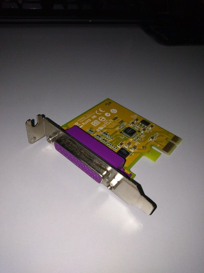 25 pin LPT PCIe Card for Printer, Computers & Tech, Printers, Scanners ...