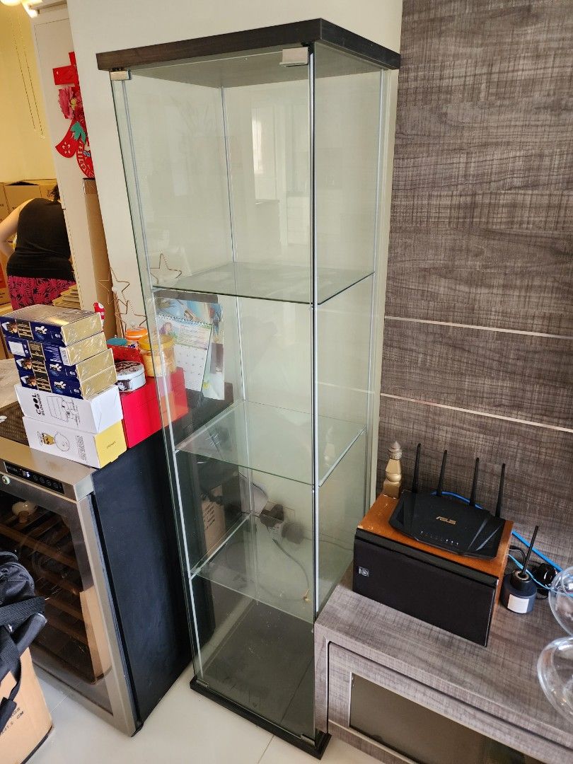 2 x IKEA Display Cabinets, Furniture & Home Living, Furniture, Shelves ...