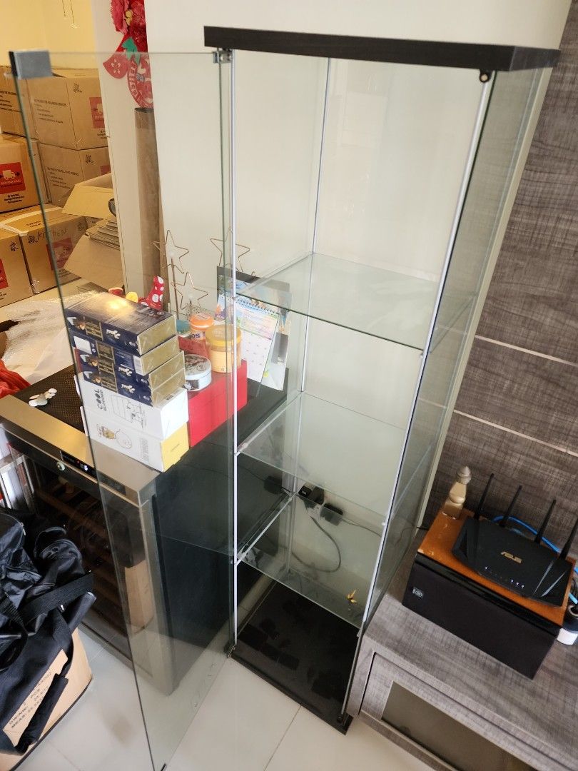 2 x IKEA Display Cabinets, Furniture & Home Living, Furniture, Shelves ...