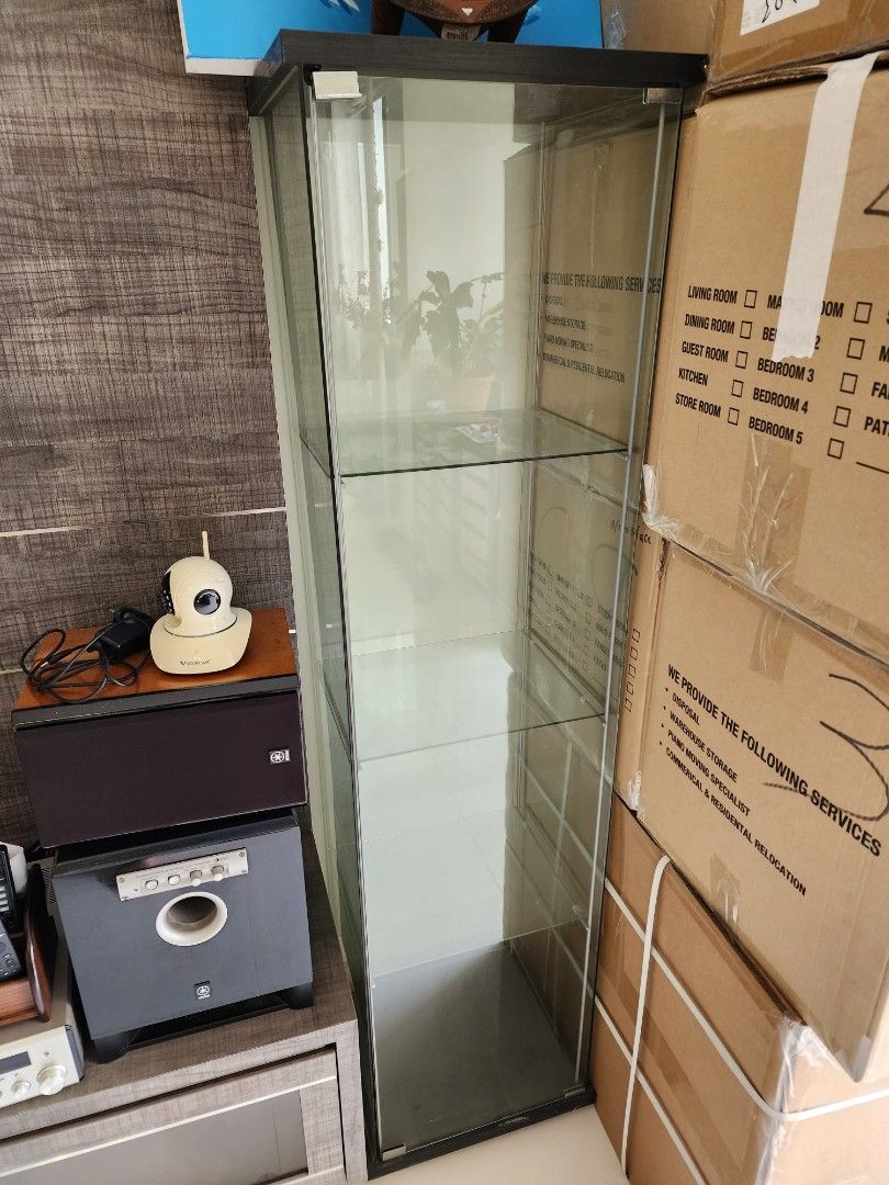 2 x IKEA Display Cabinets, Furniture & Home Living, Furniture, Shelves ...