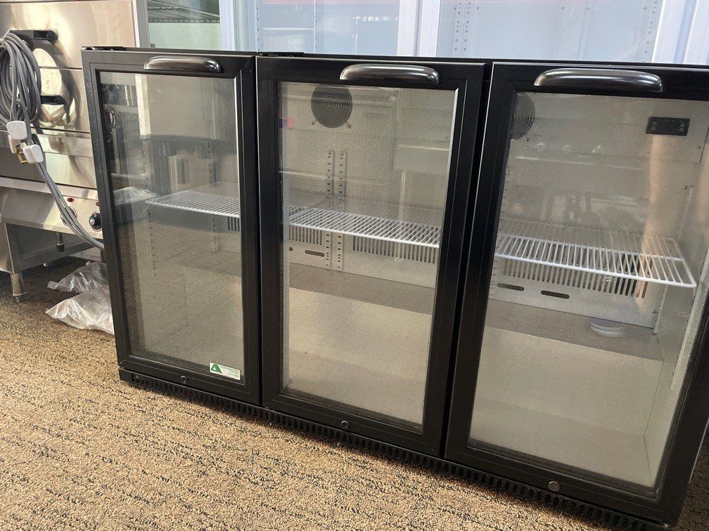 3 glass door counter chiller / display chiller / bar drink chiller, TV ...