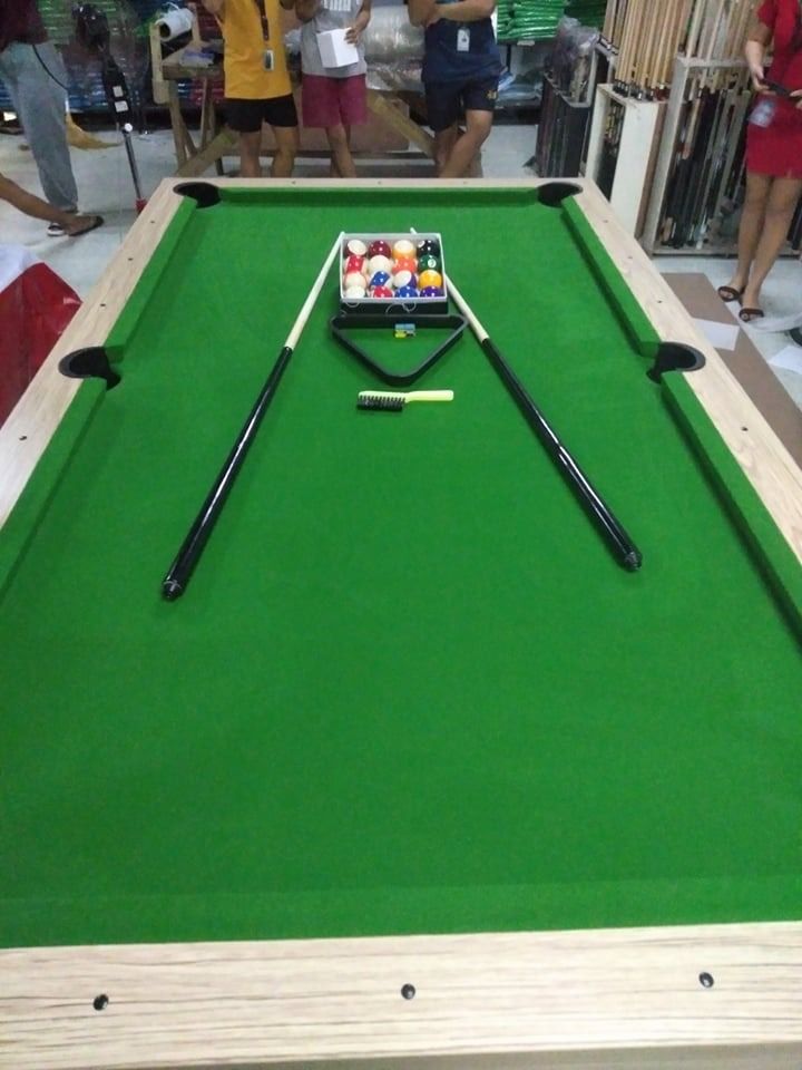 3in1 4X8FT. CREAM MULTIGAMING TABLE GREEN CLOTH (Billiards, Table ...