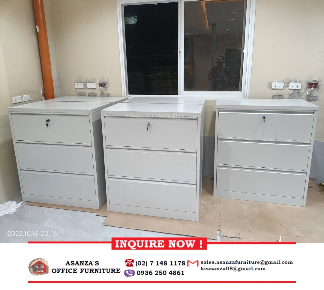 3-LAYER LATERAL FILING CABINET || FACTORY PRICE *, Furniture & Home ...