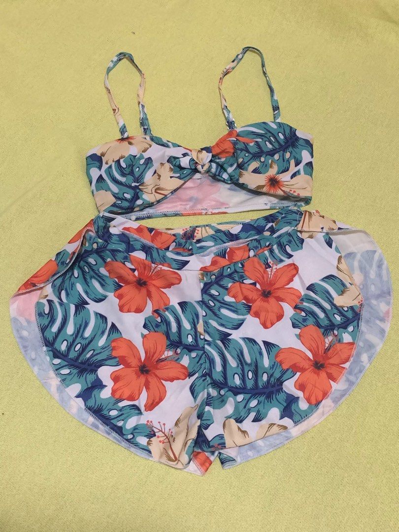 3pc Set Bikini, Women's Fashion, Swimwear, Bikinis & Swimsuits on Carousell