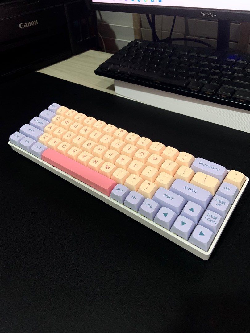 65% custom mechanical keyboard ( XDA Marshmellow keycaps), Computers & Tech, Parts & Accessories ...