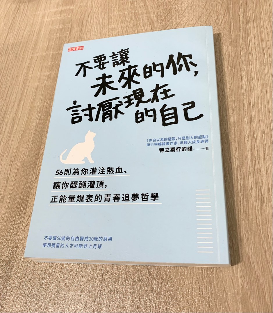 《不要讓未來的你,討厭現在的自己》 興趣及遊戲 書本及雜誌 小說和非小說在旋轉拍賣