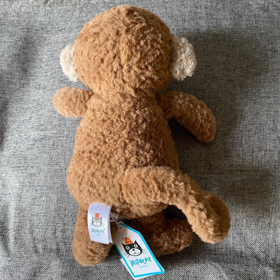 [現貨] JELLYCAT Tumbletuft Monkey 軟綿綿馬騮仔 猴子, 興趣及遊戲, 玩具 & 遊戲類 - Carousell