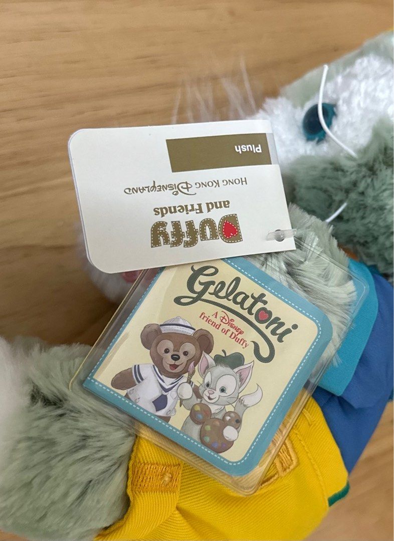 港迪 Toni 公仔 - Duffy and Friends - Gelatoni 畫家貓 Hong Kong Disneyland , 興趣 ...
